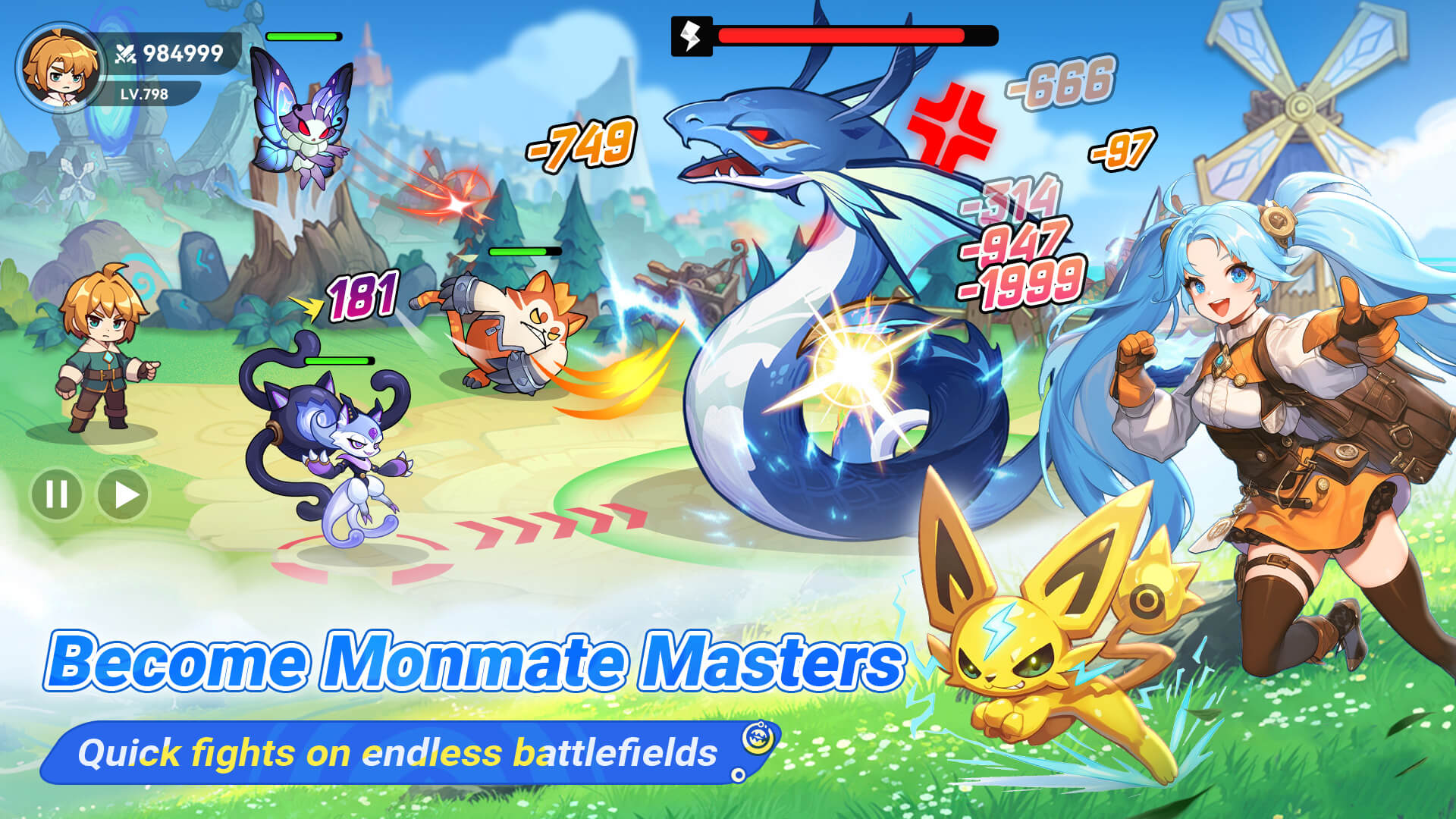 Monmate Master: Idle Adventure RPG