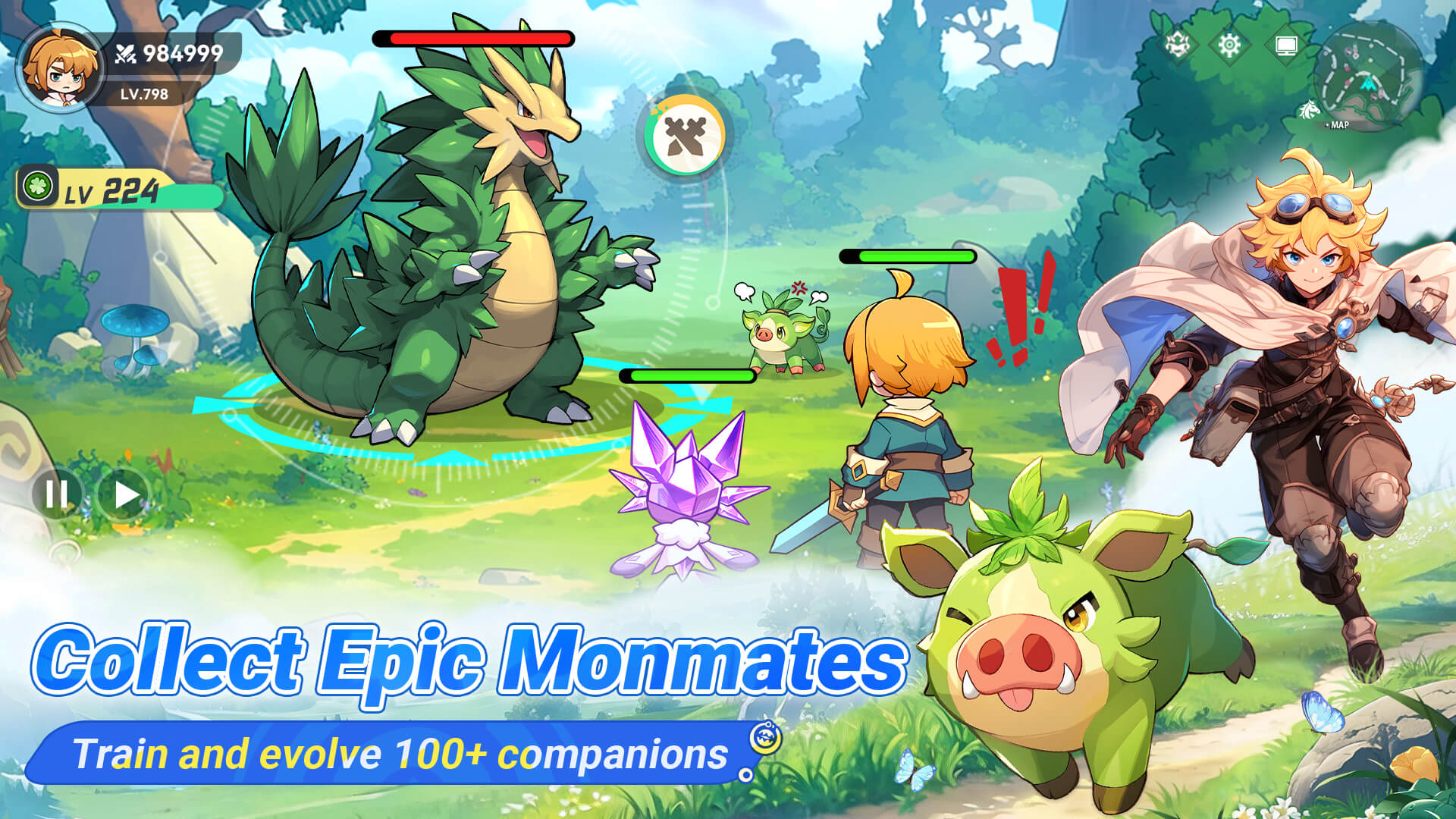 Monmate Master: Idle Adventure RPG